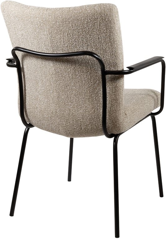 Mae eetkamerstoel - met arm - Fusion - Brandy 127 - Simone Albani ...